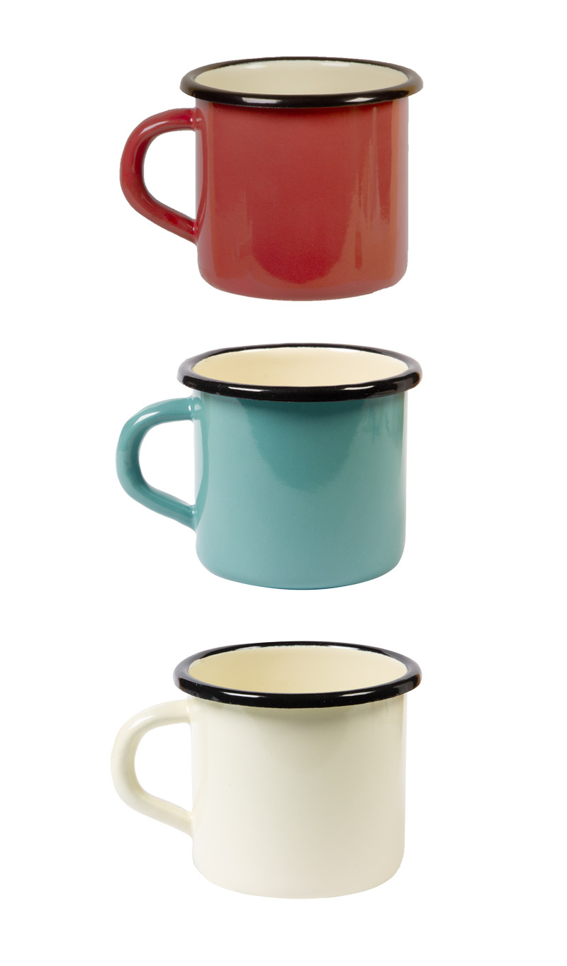 Tasses en fer émaillé > AH TABLE